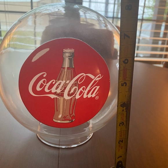 Coca Cola | Other | Cocacola Clear Glass Sphere With Red Emblem | Poshmark
